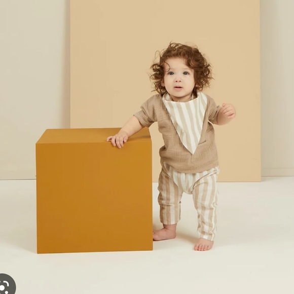 Rylee + Cru | Matching Sets | Rowan Pant Grey Stripe Woven Henley Tee | Poshmark